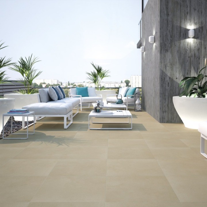 Architonic Porcelain Floor Tiles - Ivory Anti Slip Tiles (60 cms x 60 ...