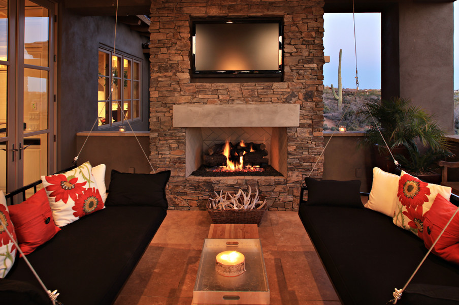 Arizona Desert Mountain Drama - Traditional - Patio - Phoenix - by ...