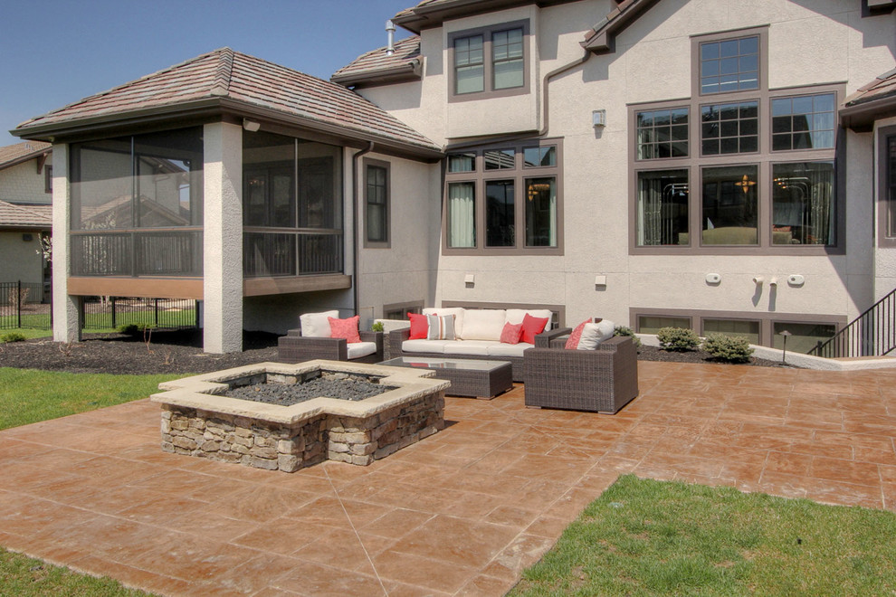 Aspen Ridge II Floor Plan - Traditional - Patio - Kansas City - by ...