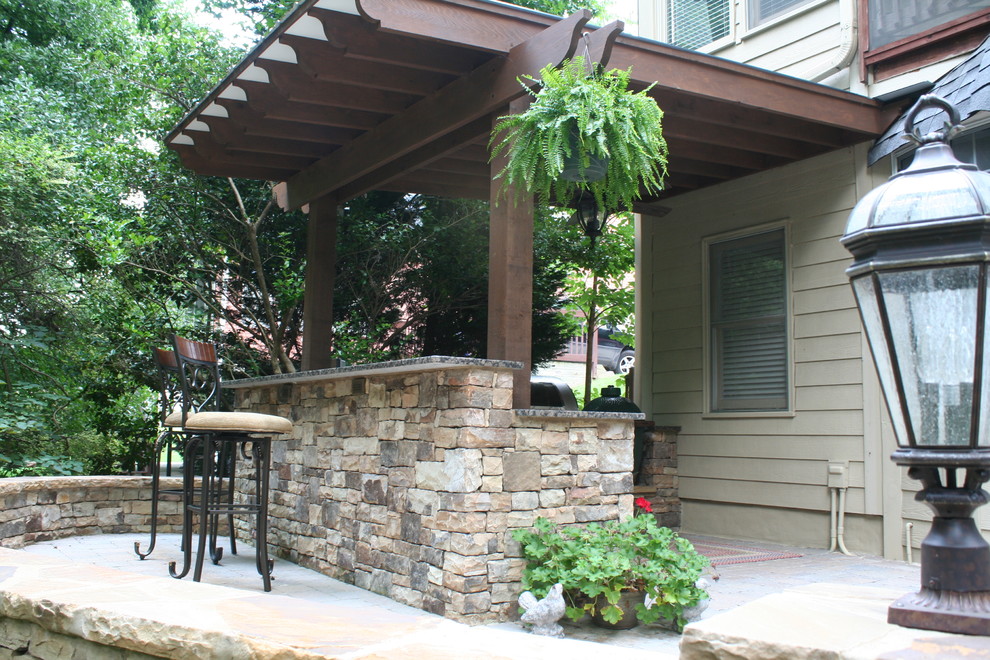Atlanta Outdoor Kitchen and Patio - Traditional - Patio - Atlanta - by ...