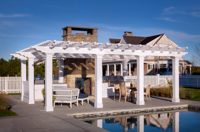 Atlantic Drive Double Gable - Costero - Patio - Boston - de Patrick Ahearn Architect | Houzz