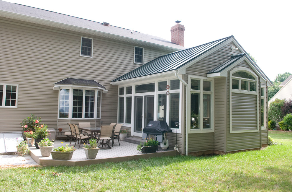 Back of House Addition - Traditional - Patio - Baltimore - by Van ...