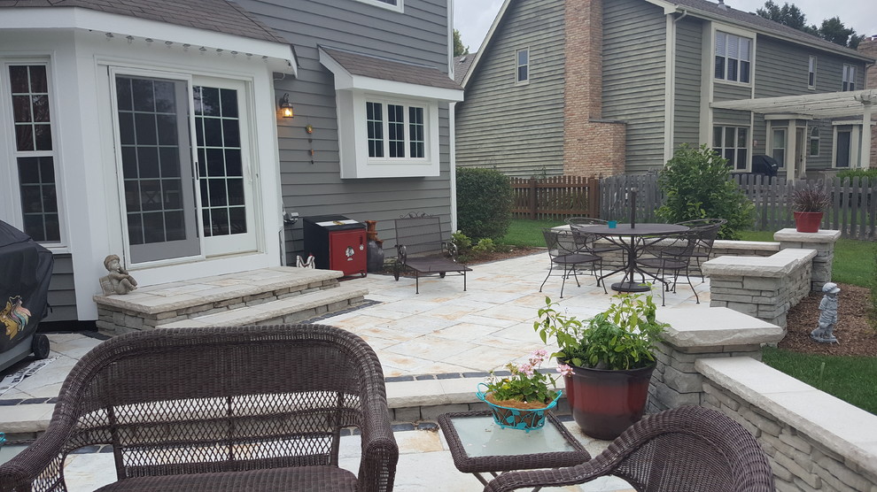 Backyard Entertainment Area - Traditional - Patio - Chicago - by ...
