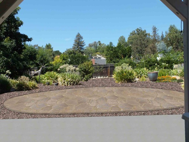 Backyard Patio Choice Project - 2D AFTER IMAGE - 1 - Traditional ...