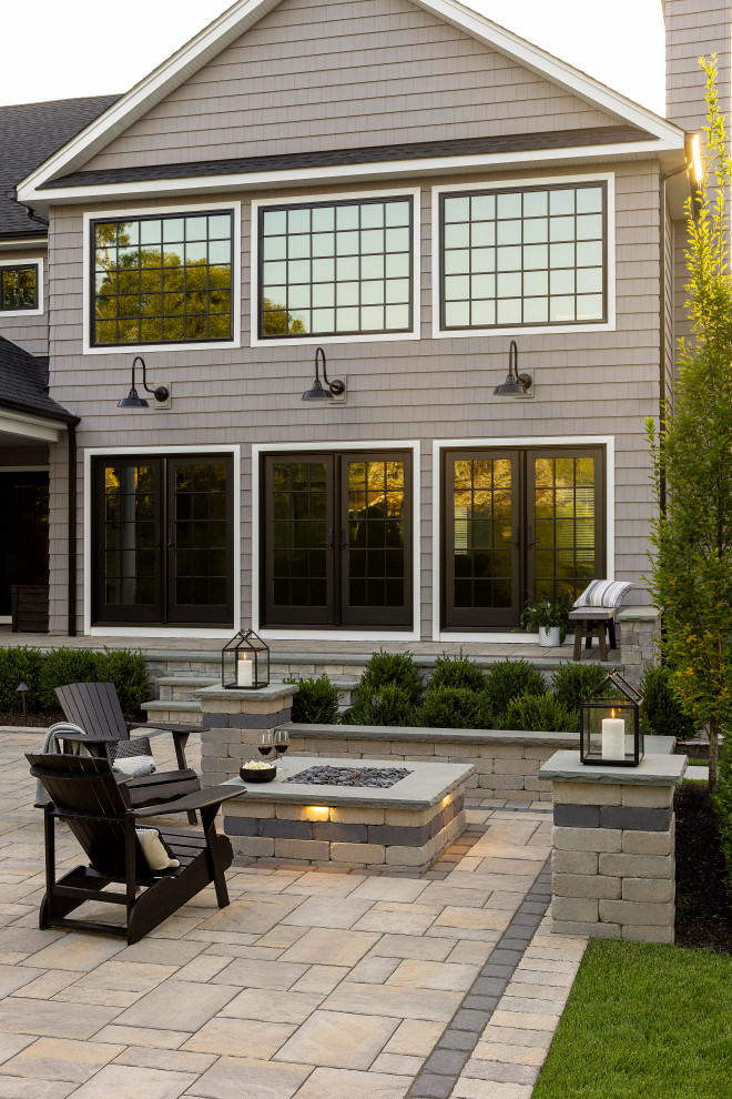 Backyard Poolside Design in Long Island, NY - Traditional - Patio - New ...