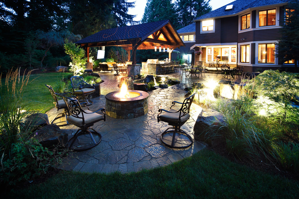 Backyard Resort and Oasis - Traditional - Patio - Seattle - by ...