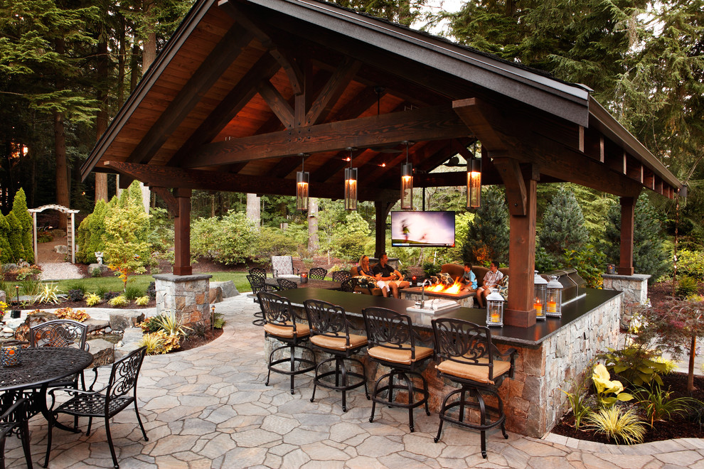 Backyard Resort and Oasis - Patio - Seattle - by Alderwood Landscape ...