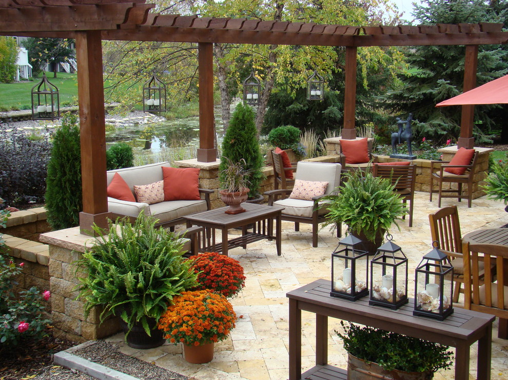 Backyard Retreat - Traditional - Patio - Minneapolis - by Superior Lawn ...