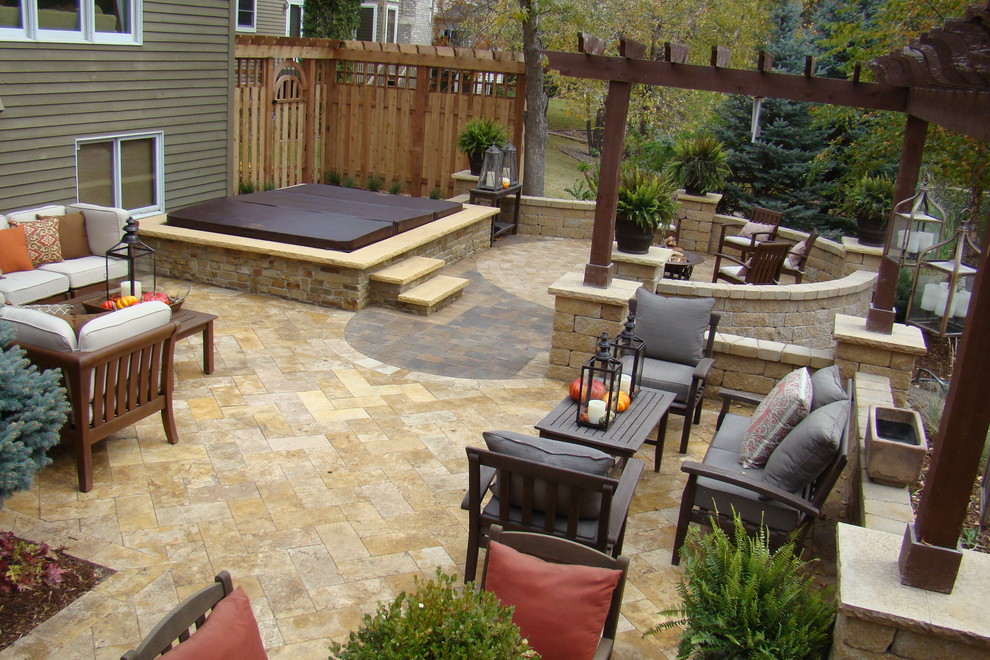 Backyard Retreat - Traditional - Patio - Minneapolis - by Superior Lawn ...