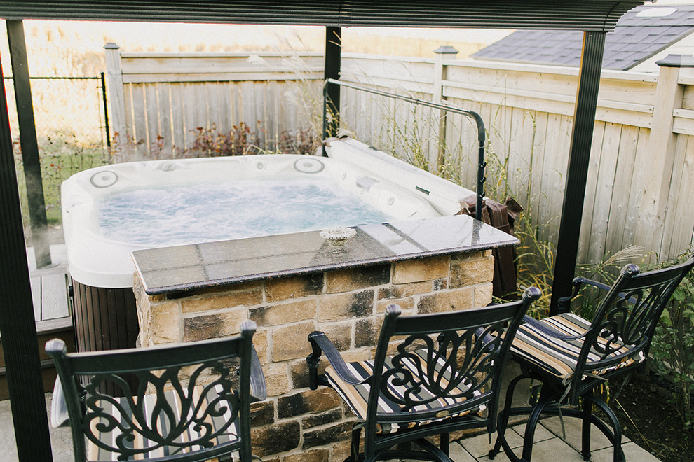 Backyard Spa - Traditional - Patio - Toronto - by LandArt | Houzz