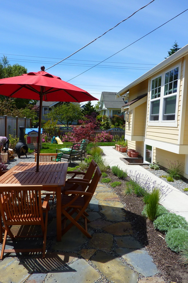 Ballard Landscape - Traditional - Patio - Seattle - by Erin Lau ...