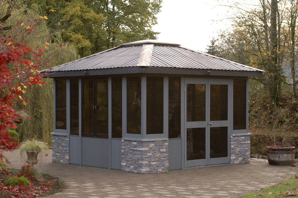 Banff Gazebo - Traditional - Patio - Other - by Paradise LeisureScapes ...