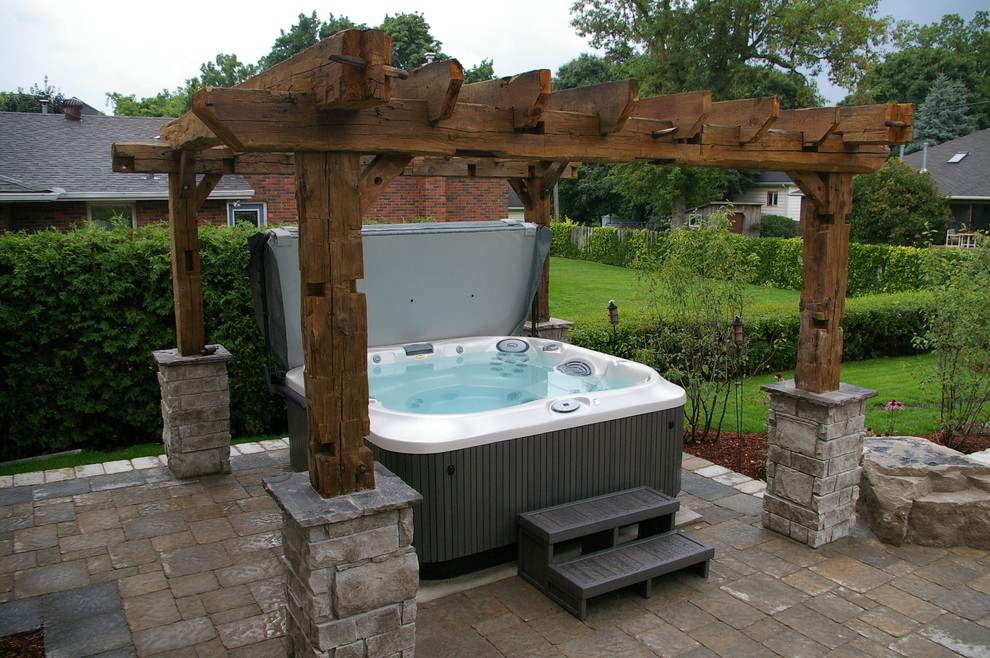 BARN BEAM PERGOLAS - Traditional - Patio - Toronto - by STICKS & STONE ...