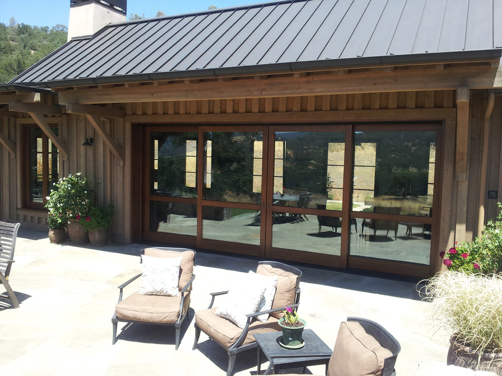 Barn Style House: Custom Windows and Doors - Traditional - Patio - San ...
