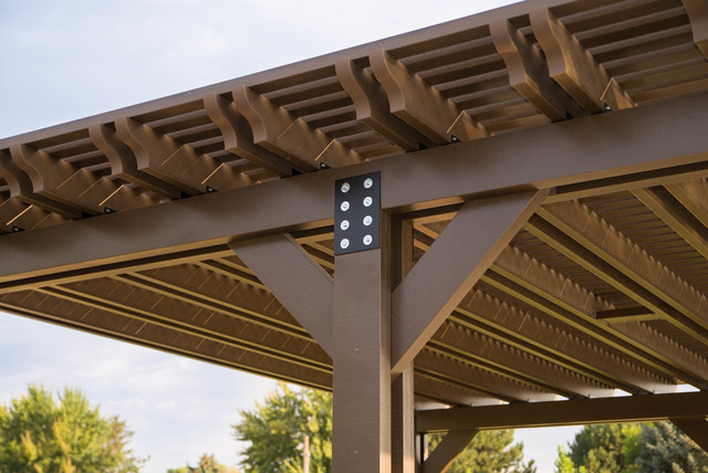 Beacon Light Timber Frame - Traditional - Patio - Boise - by ShadeWorks ...