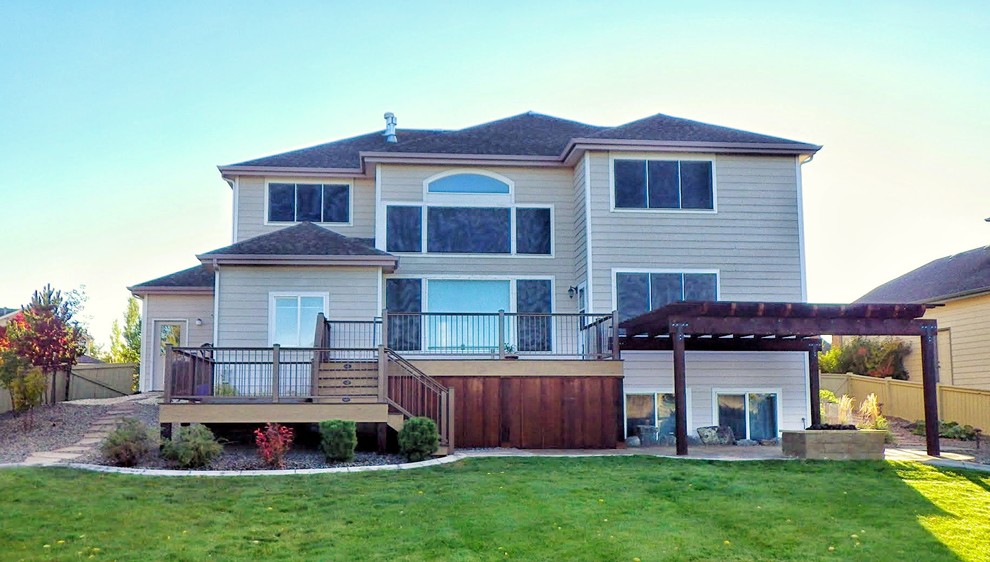 Beautiful 3 Tier Deck with Pergola - Rustic - Patio - Denver - by ...