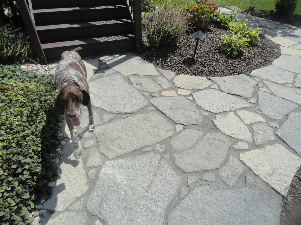Beautiful Flagstone - Rustic - Patio - Detroit - by All Natural ...