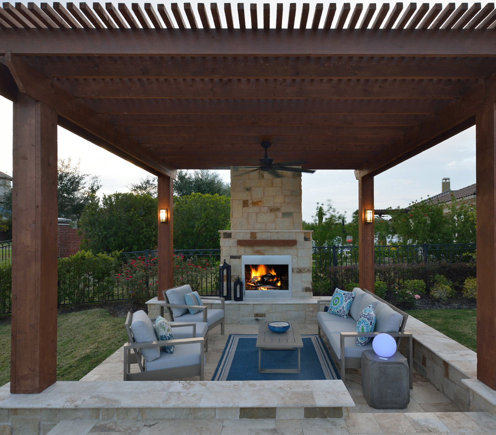 Beautiful, unique outdoor space - Transitional - Patio - Houston - by ...