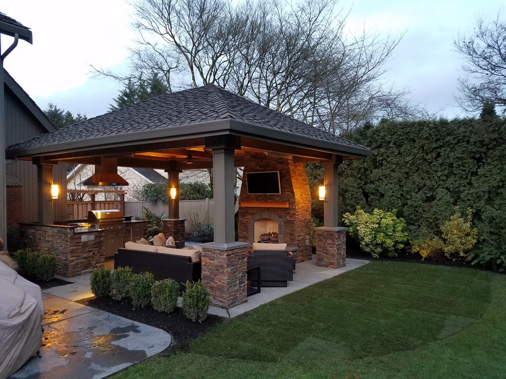 Bellevue Outdoor Living - Classique Chic - Terrasse et Patio - Seattle ...