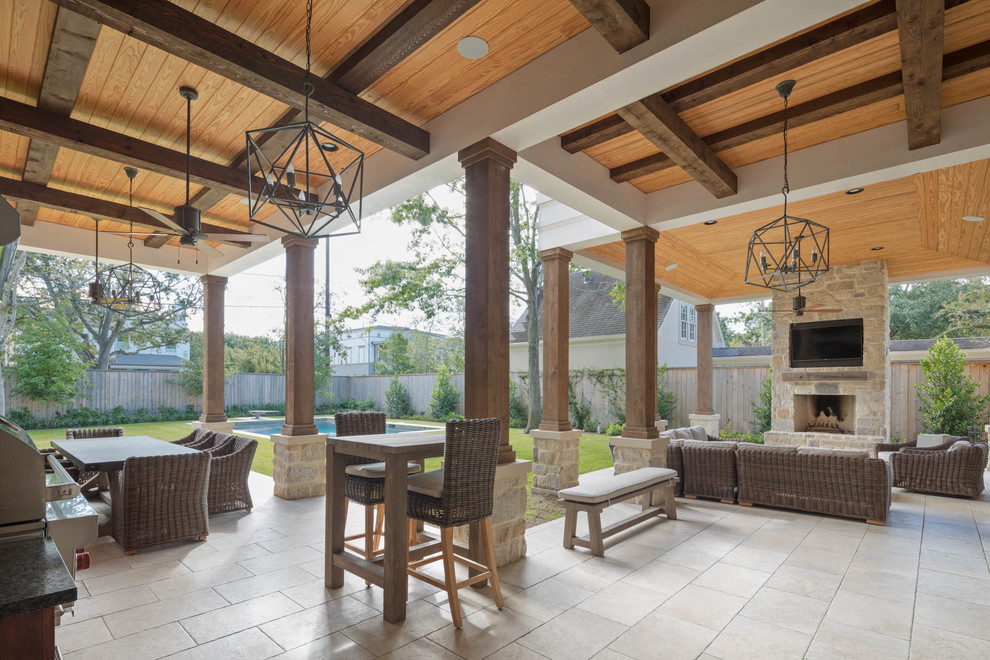 Belmont Residence - Transitional - Patio - Houston - by Hollenbeck ...