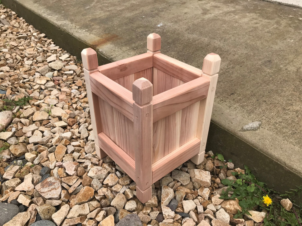 Best Redwood Planter Boxes - Rustic - Patio - San Diego - by Best ...