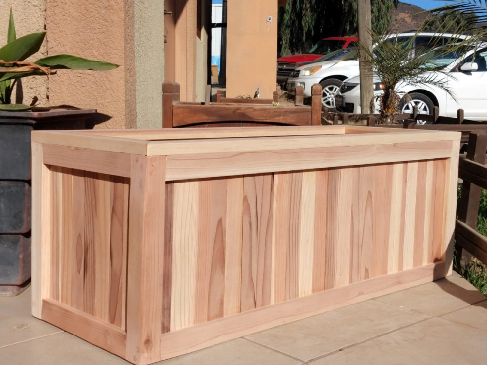 Best Redwood Planter Boxes - Rustic - Patio - San Diego - by Best ...
