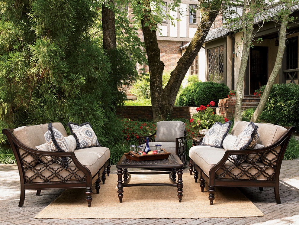 Black Sands Outdoor Seating Area - Traditional - Patio - Orange County ...