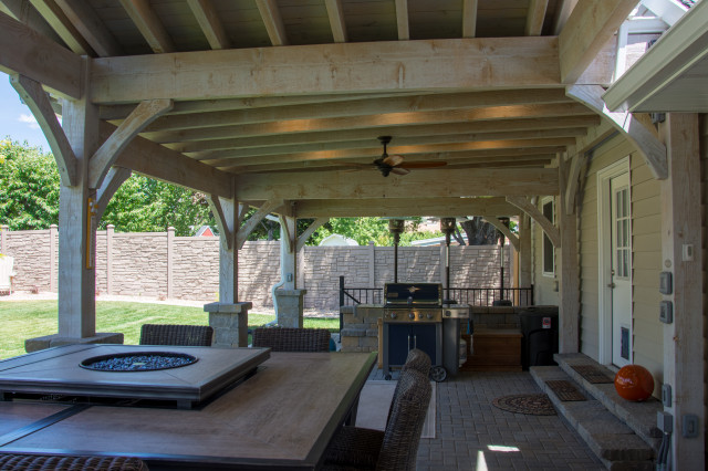 Bleach Timber Pavilion Pergola Outdoor Living Area - Patio - Salt Lake ...