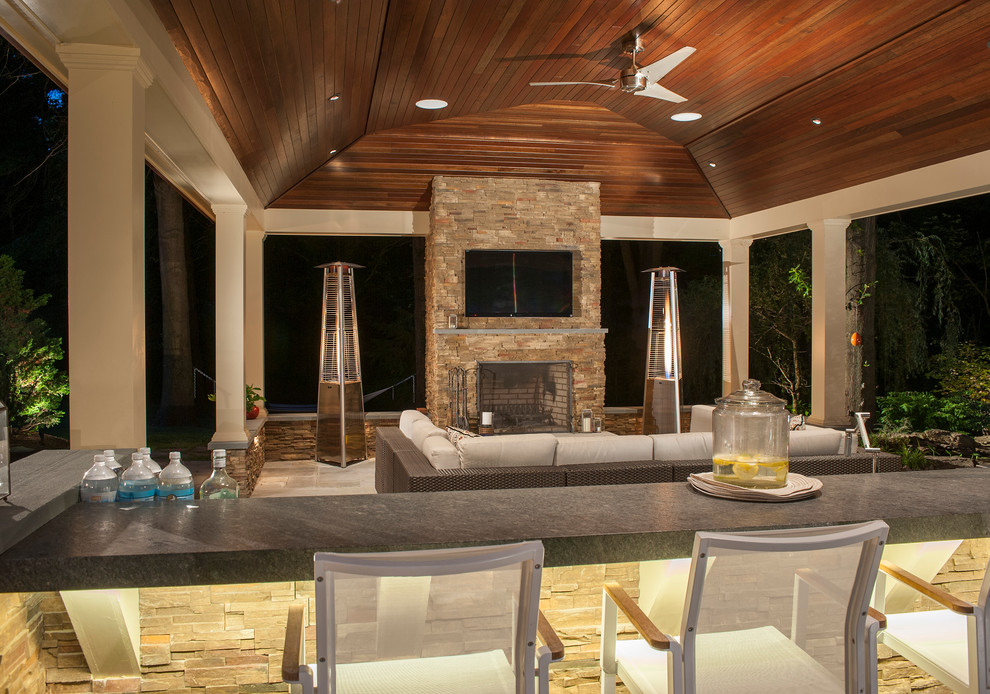 Blue Bell, PA - Outdoor Living project - Contemporain - Terrasse et ...