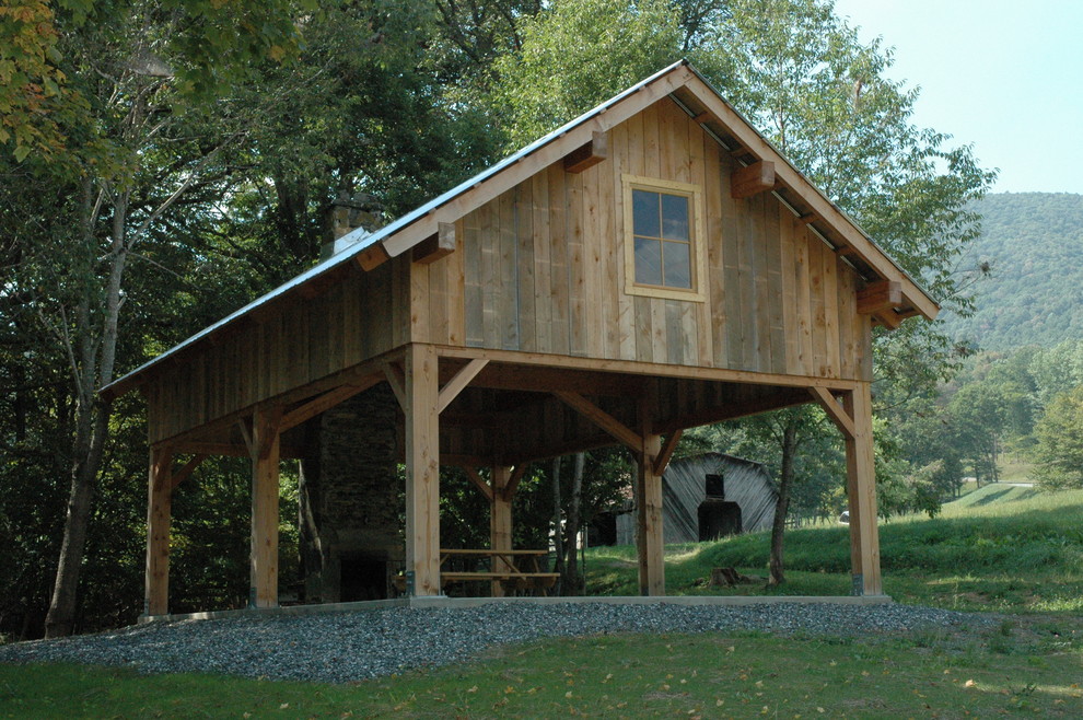 Blue Ridge Douglas Fir Pavilion - Craftsman - Patio - Charleston - by ...
