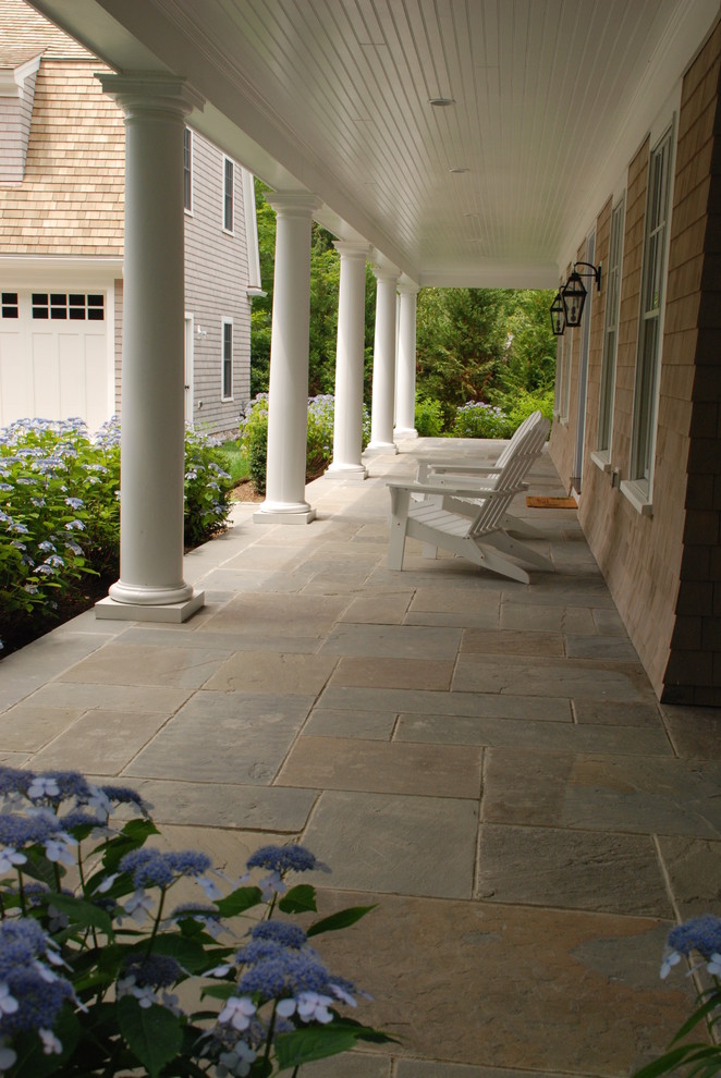 Blue Stone Porch and Patio - Transitional - Patio - Boston - by ...