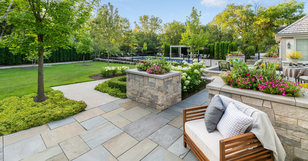 Bluestone Burr Ridge - Traditional - Patio - Chicago - by KD Landscape ...