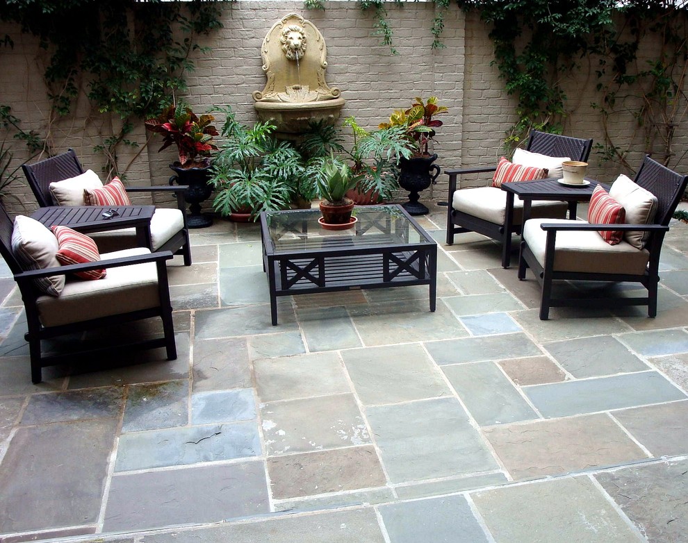 Bluestone Courtyard - Traditional - Patio - New Orleans - by Artscape ...