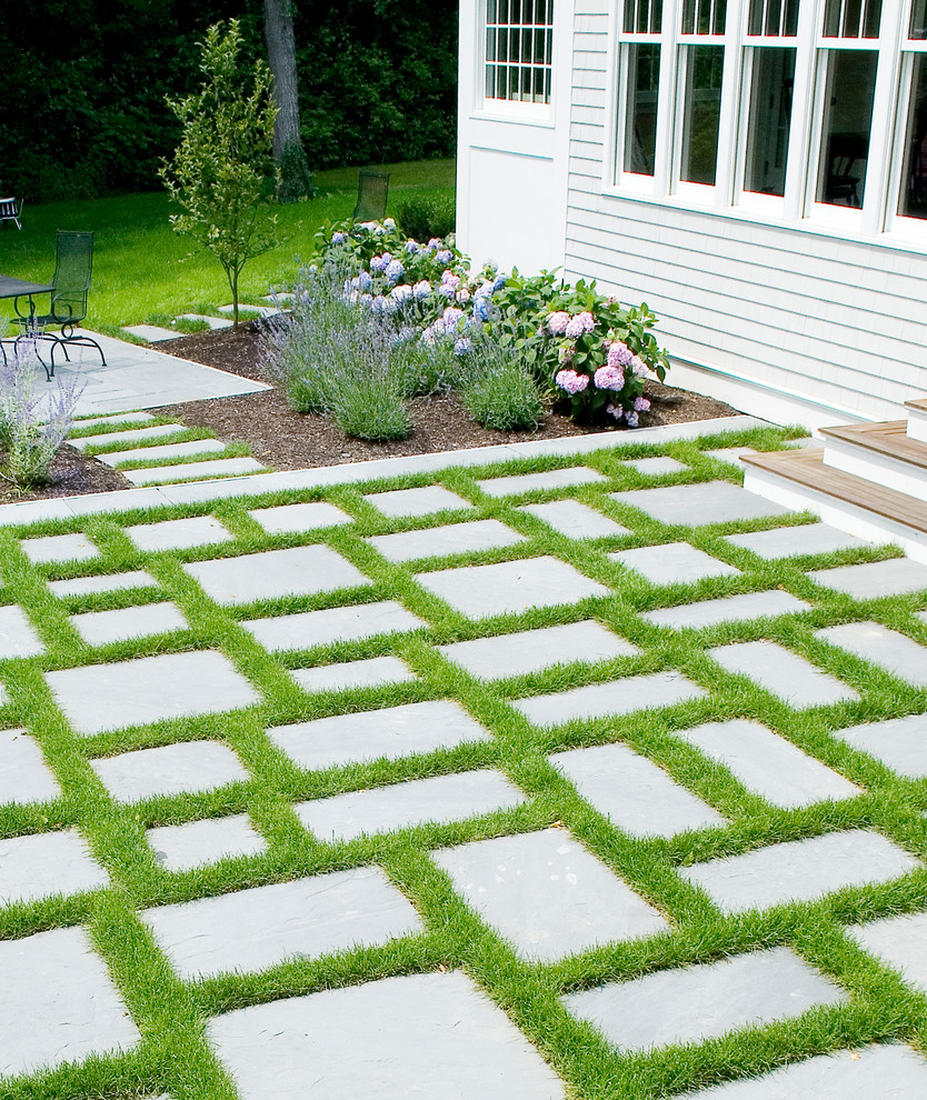 Bluestone Paver Terrace - Contemporary - Patio - Boston - by Coyle ...