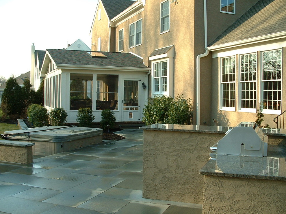 Bluestone Terrace - Traditional - Patio - Philadelphia - by SRS ...