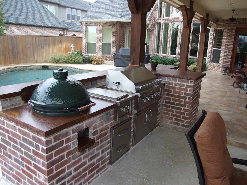 BMR Pool and Patio Outdoor Kitchens - Rustic - Patio - Dallas - by BMR ...