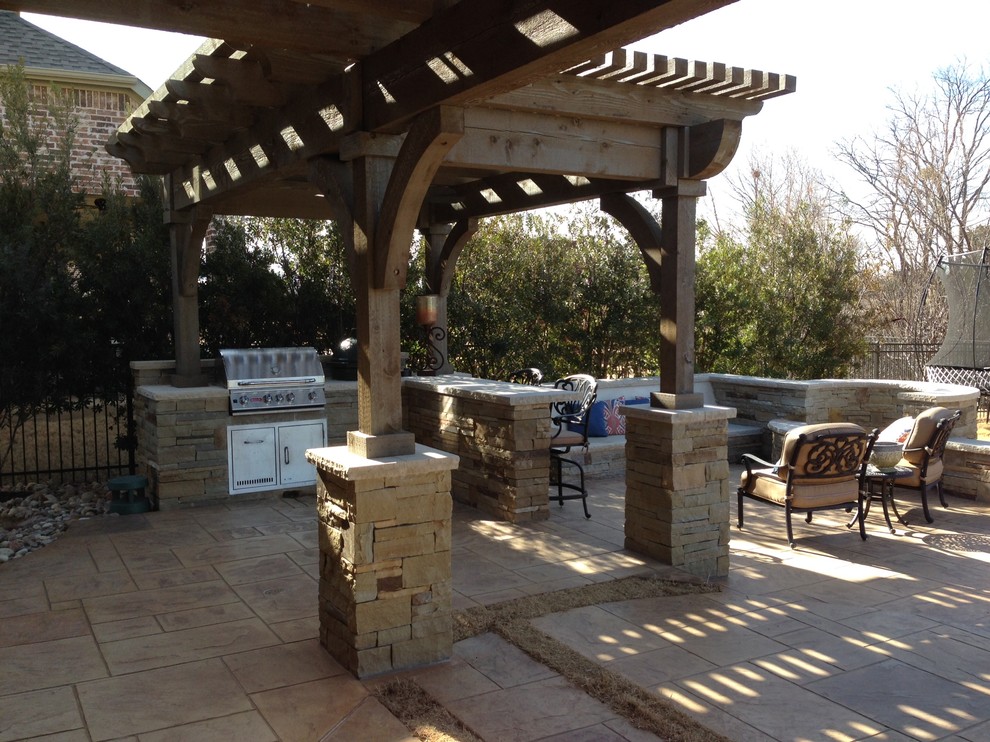 BMR Pool and Patio Outdoor Kitchens - Rustic - Patio - Dallas - by BMR ...