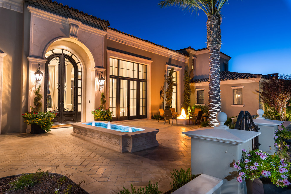 Front Entry Courtyard - Mediterranean - Patio - Phoenix - by Fratantoni ...