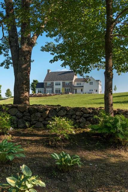 Bonin Architects-Stone Fence Farm - Classique - Terrasse et Patio ...