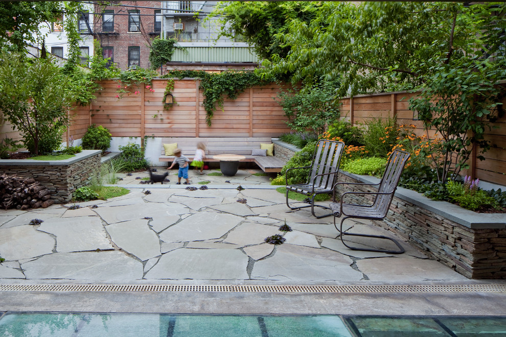 Boreum Hill Brownstone Garden - Contemporary - Patio - New York - by ...