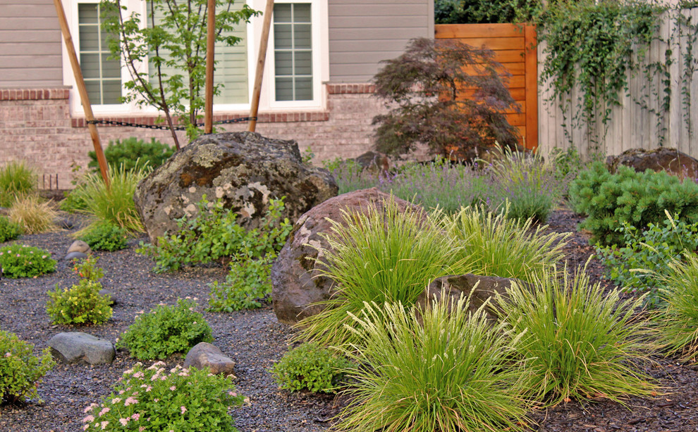 Boulders and Perrenials - Contemporary - Landscape - Other - by ...