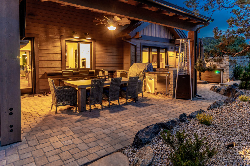 Brasada Ranch, Custom Home, 2020 - Rustic - Patio - Other - by Sun ...