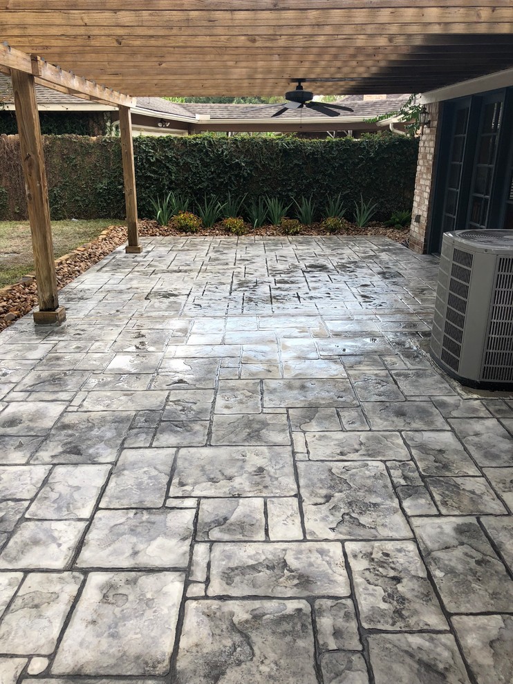 Concrete Patio Makeover