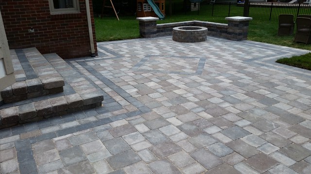 Brick Paver Patios and Landscaping Ideas - Contemporary - Patio ...