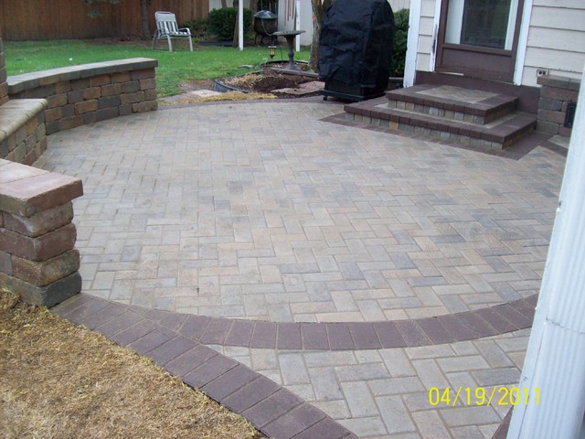 Brick pavers on UNIBASE system, Lifetime Warranty - Classique ...