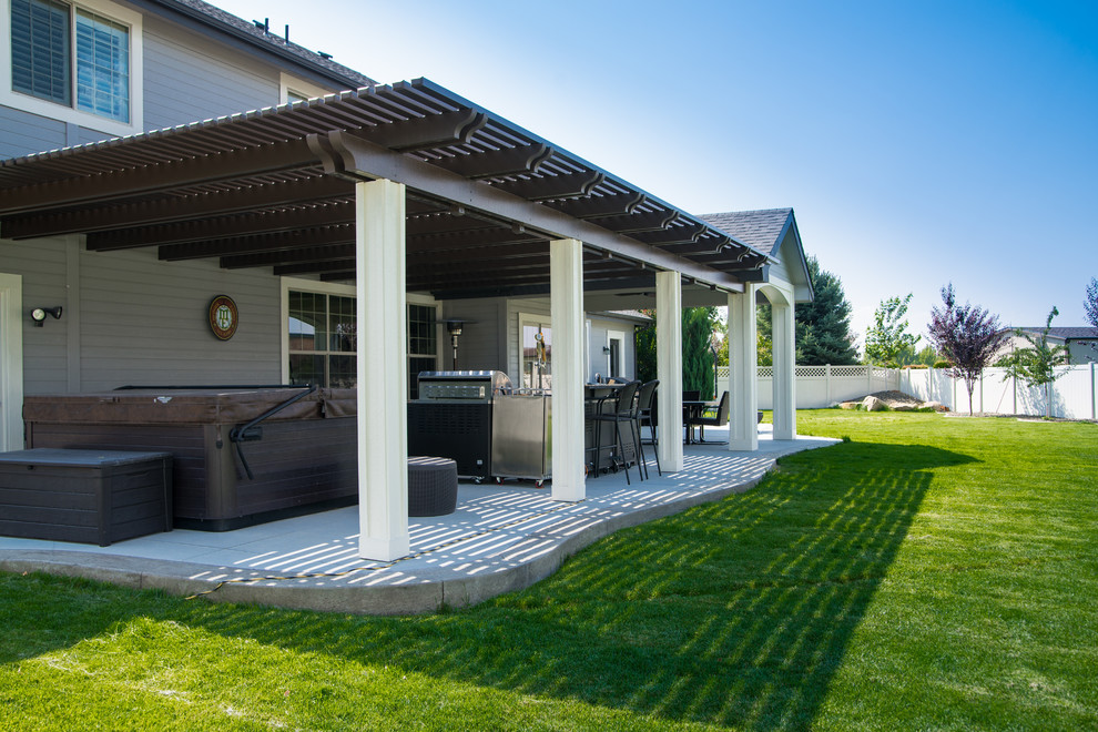 Bridge Tower Pergola - Modern - Patio - Boise - von ShadeWorks, Inc ...