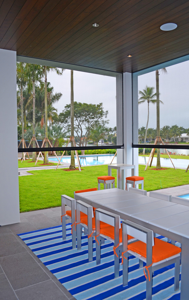 Built in Titan Screens stacked with Nautilus Roll Shutters - Modern ...