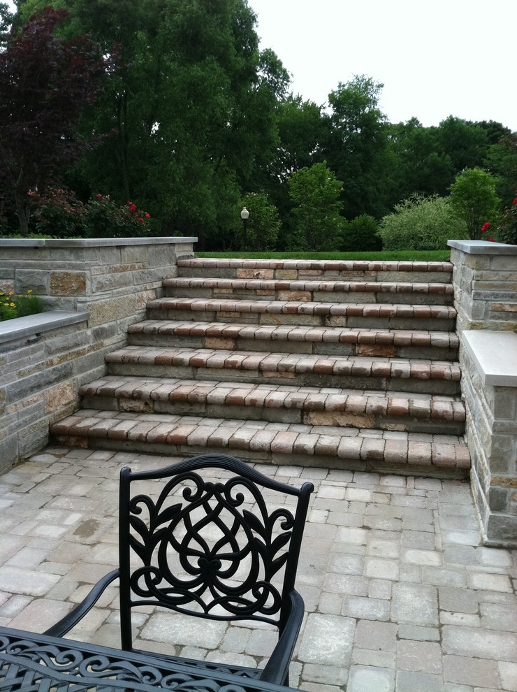 Burr Ridge Sunken Patio and Balcony - Traditional - Patio - Chicago ...