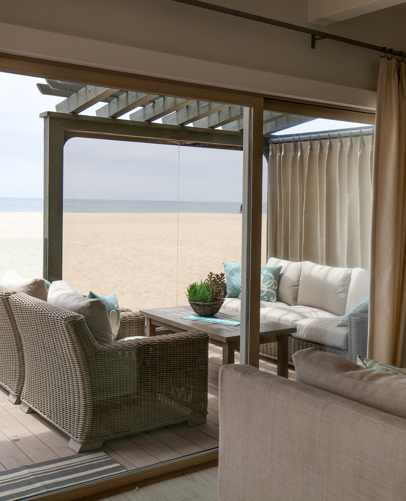 California Beach Cottage - Beach Style - Patio - Los Angeles - by ...