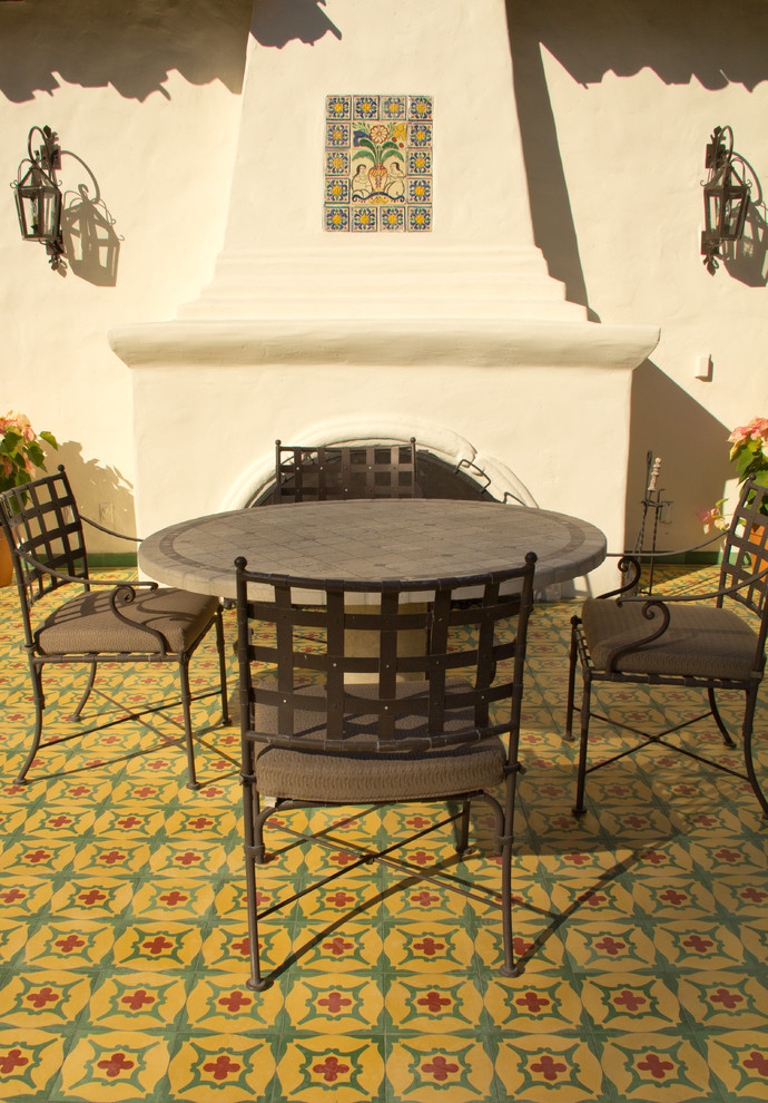 California Mission Revival Mansion - Mediterranean - Patio - Orange ...